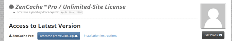 Zen cache proでWordPressのページキャッシュを実施できるようアップデート実施